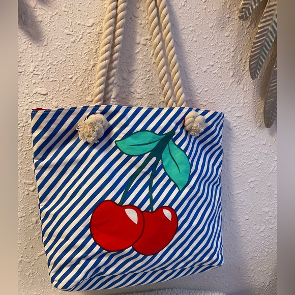 Target | Bags | Cherry Tote Bag Purse Carryall Beach Bag From Target ...